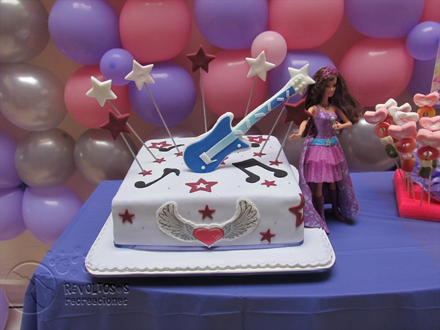 DECORACION FIESTA BARBIE POP STAR | Fiestas Infantiles