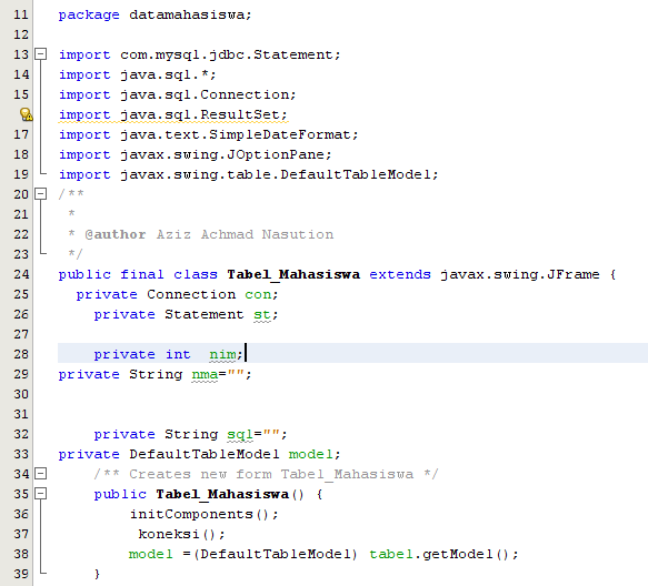 Program Biodata Mahasiswa, Menggunakan Netbeans IDE 6.9.1 - MY Blogger Site