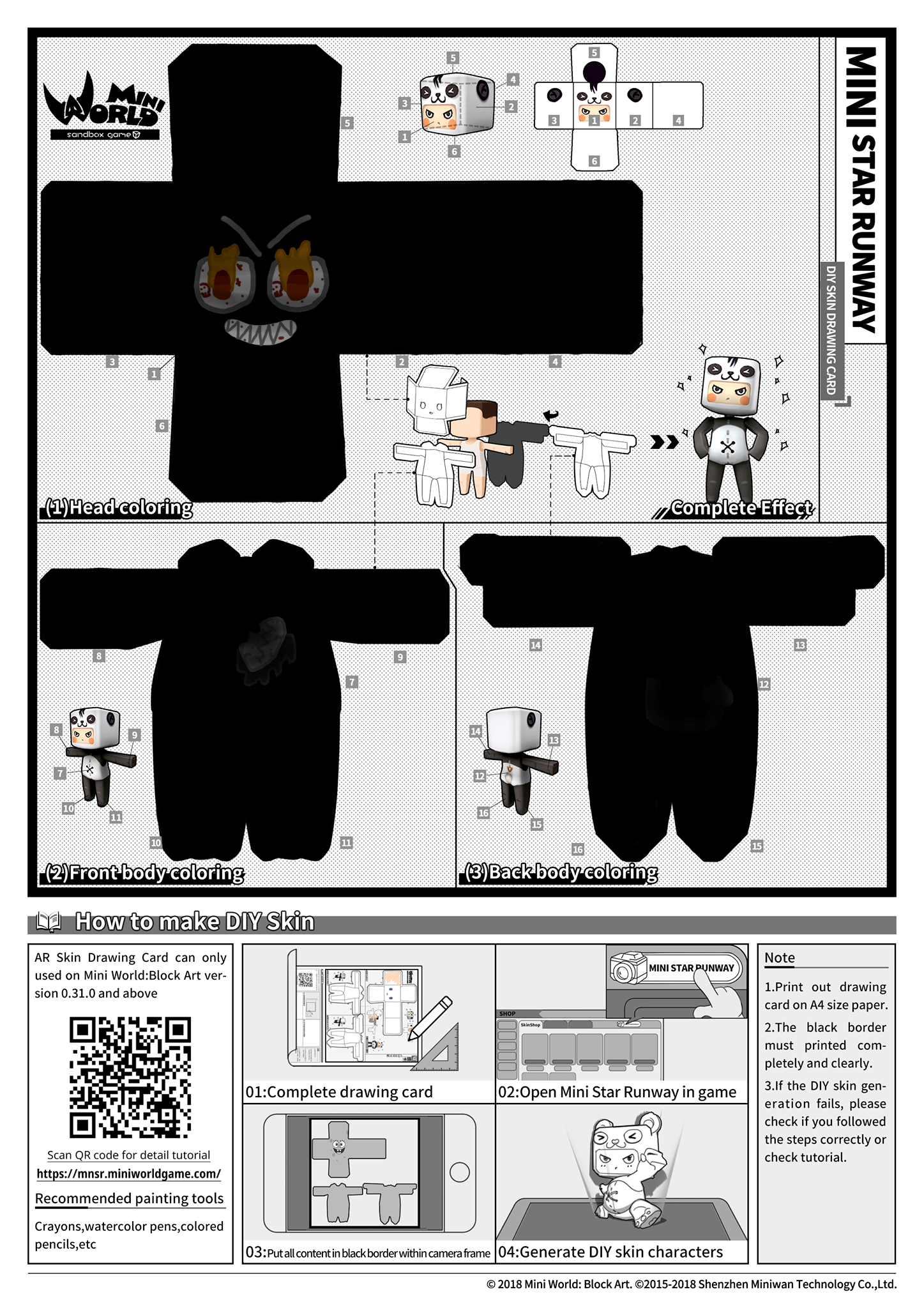 Mini World Blogg Art : Mini Skins Part 1