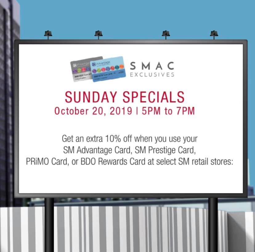Manila Shopper: SM Megamall 5-day SALE: Oct 2019