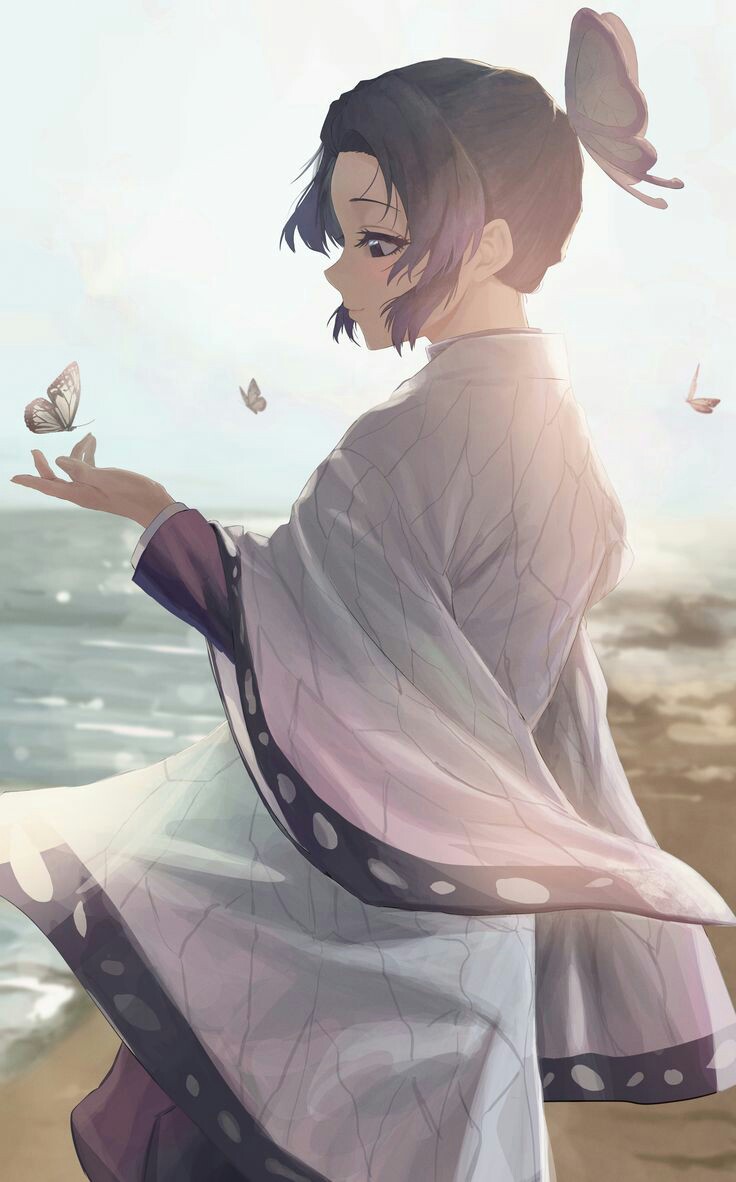 Shinobu Kocho - demon slayer the insect Hashira👁