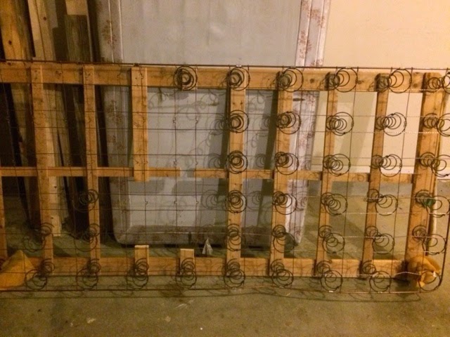 Homemade...with a special touch: Box Springs and Frame Repurposed