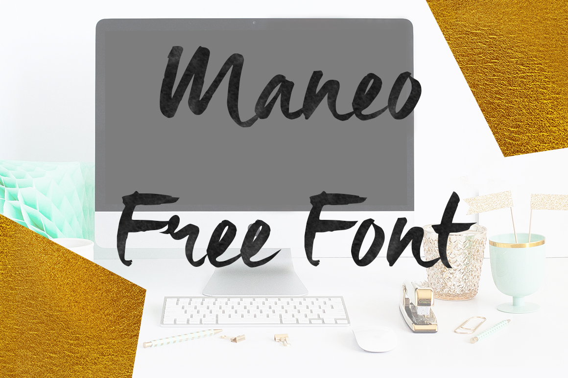 DLOLLEYS HELP: Maneo Free Font