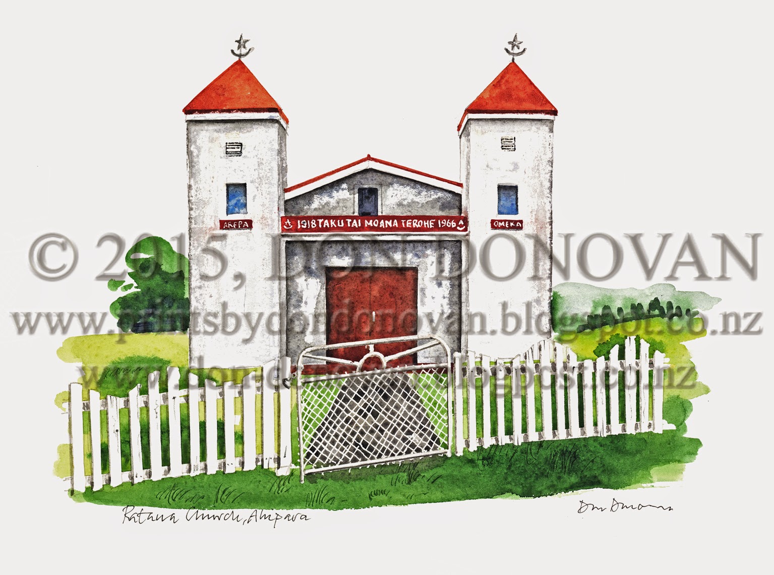 Don Donovan's World: Country Churches of NZ 3. Ratana Church, Ahipara ...