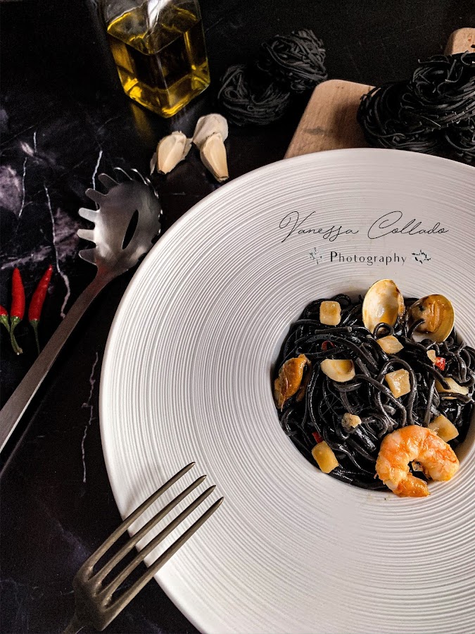 Tagliatelle al nero di sepia | Cocina