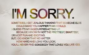 words poetry only: I'M Sorry..