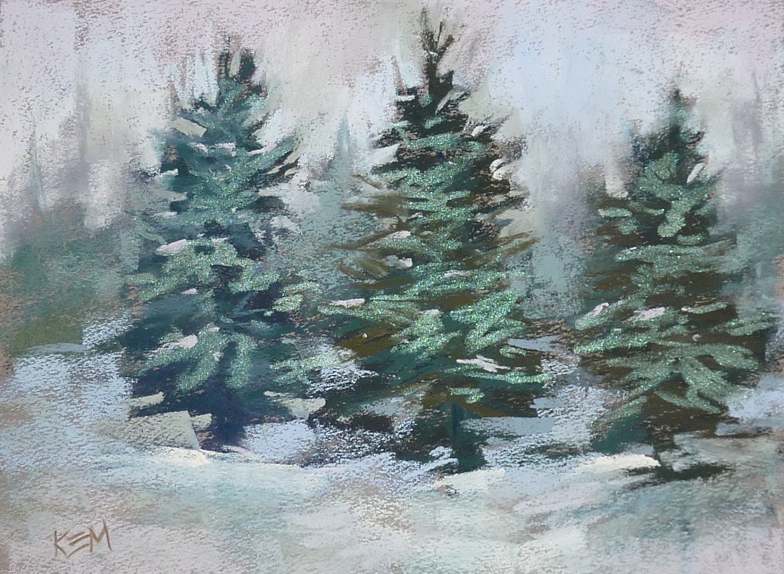 Painting My World: A Quick Tip for Painting Falling Snow