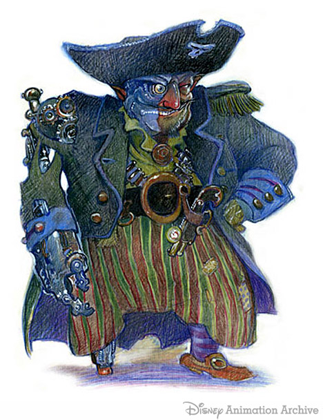 Living Lines Library: Treasure Planet (2002) - Character Design