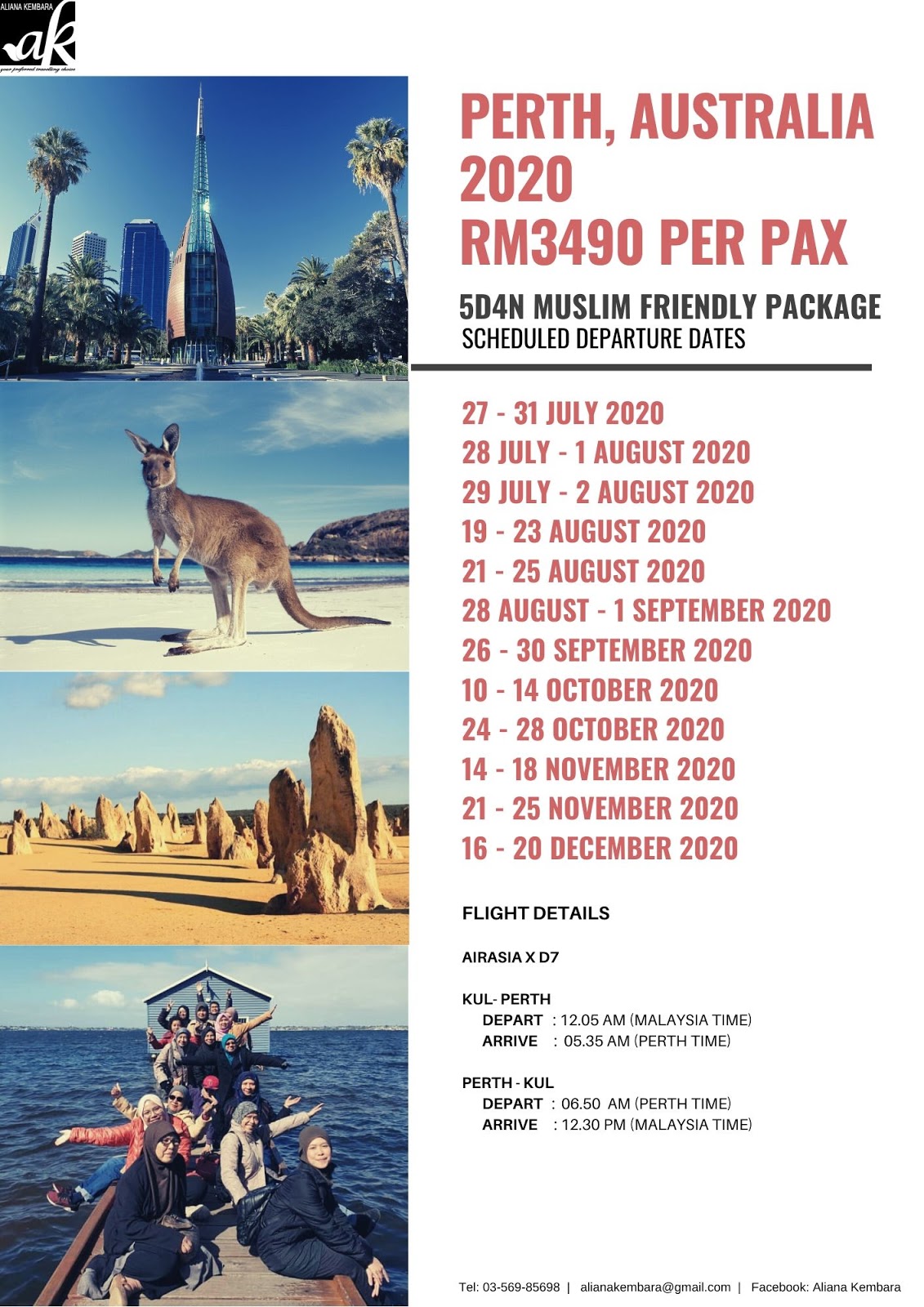 So, aku ada member yang buat pakej ke Perth 5 hari 4 malam pada harga ...