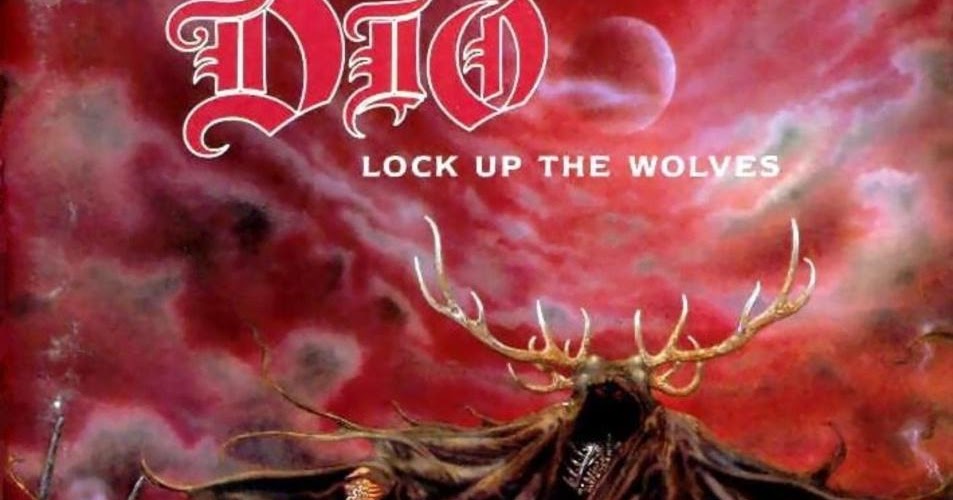 Classic Rock Covers Database: Dio - Lock Up the Wolves (1990)