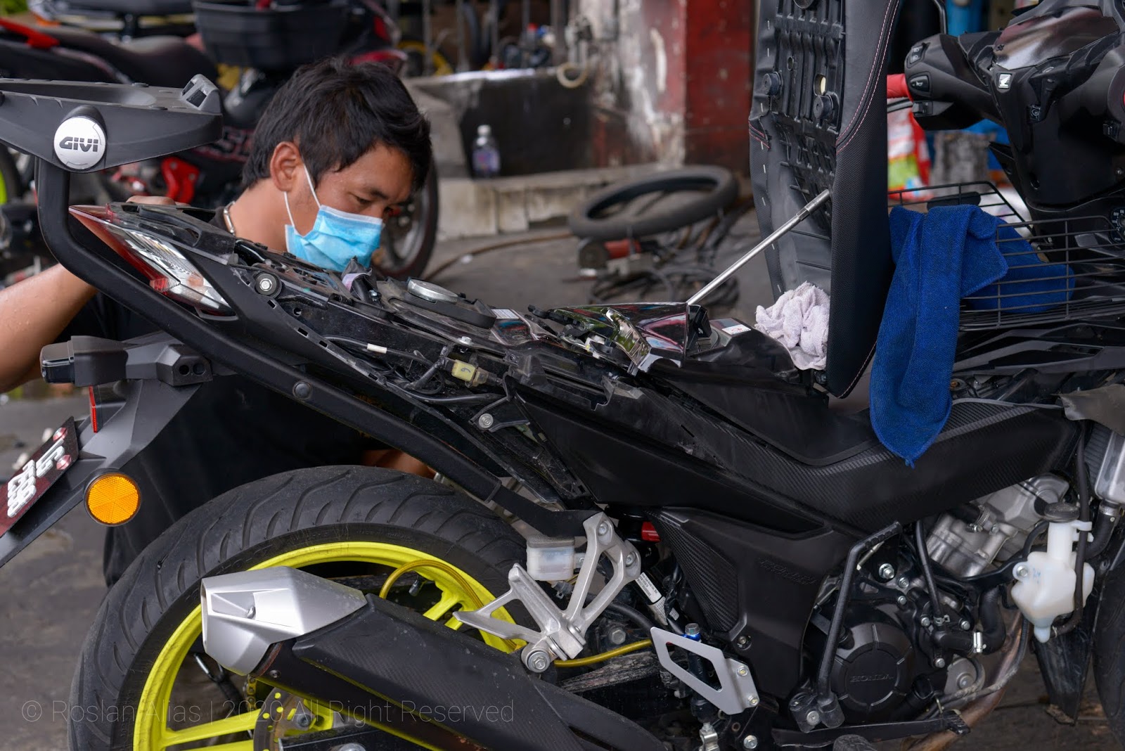 Honda RS150R Modified Setup ABAH-ABAH