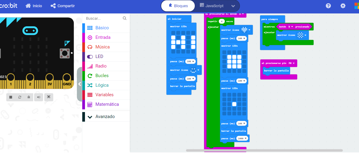 Mis pasos modo Robótica: Aprendiendo a programar con Microsoft Makecode
