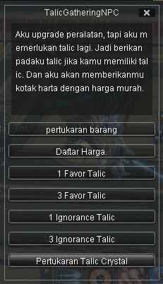 RF Online Gamming Info: RF : Kegunaan Talic Crystal - Part 1