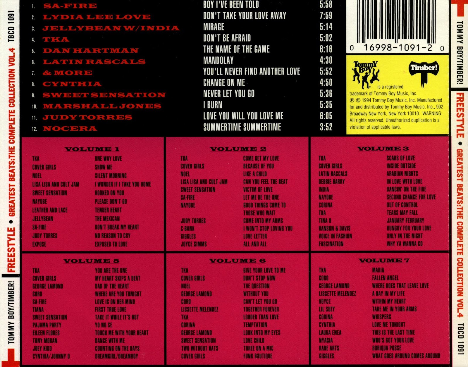 .: Freestyle Greatest Beats The Complete Collection Vol. 4