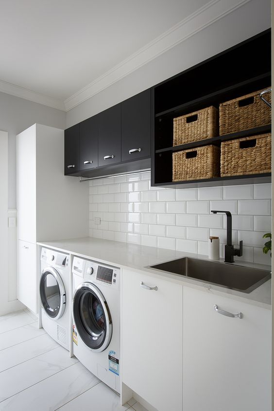 10 Lavanderias com Metro White para você se inspirar - BLOG ALINE RIBEIRO