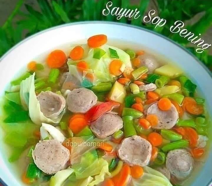 Sop sayuran bening