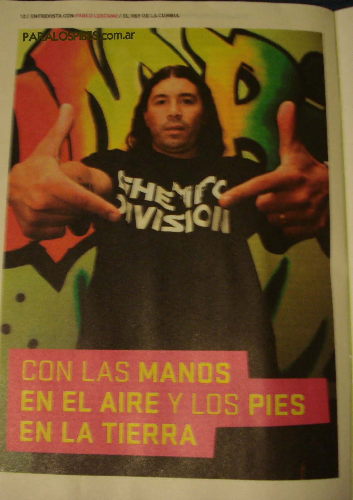 Damas Gratis - Pablo Lescano: Pablo Lescano en Hecho en BS.AS