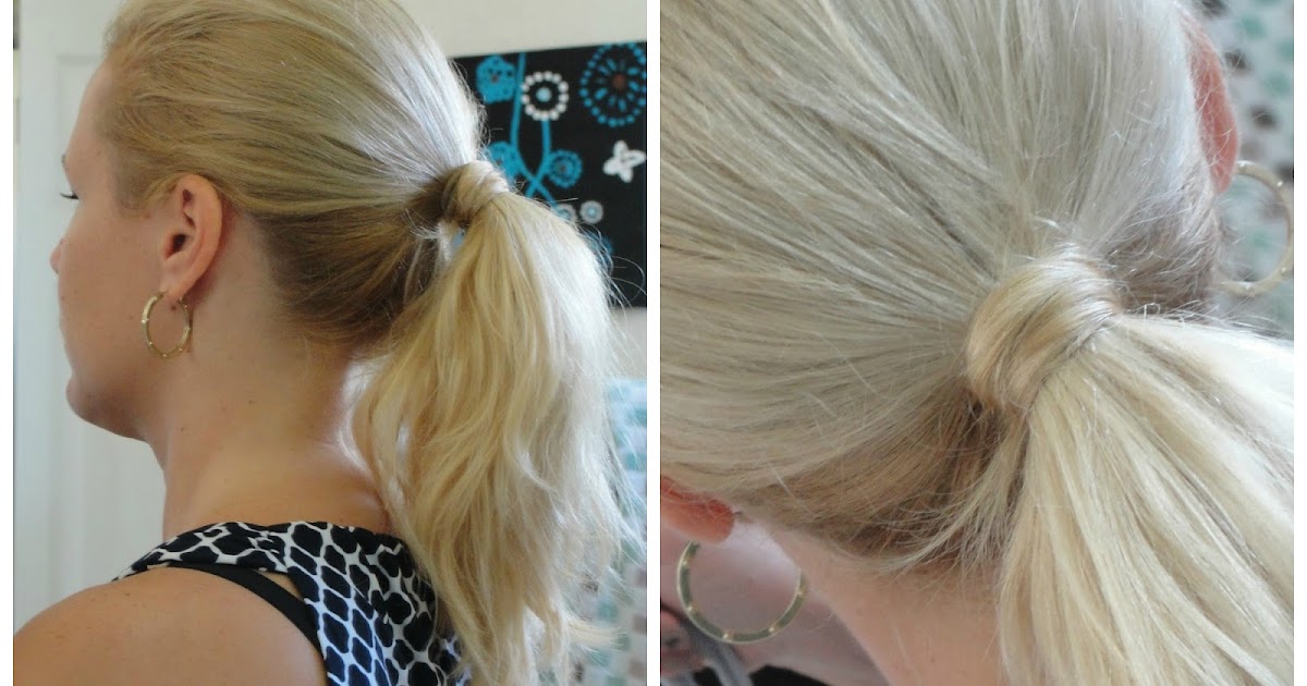 HOW TO HIDE THE ELASTIC OF YOUR PONYTAIL!