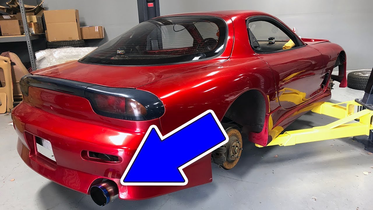WATCH: STRAIGHT PIPING THE FD RX-7! (A'PEXi Titanium Exhaust)