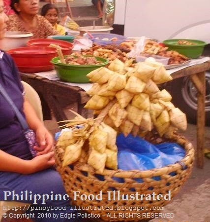 Philippine Food Illustrated: puso (plain rice)