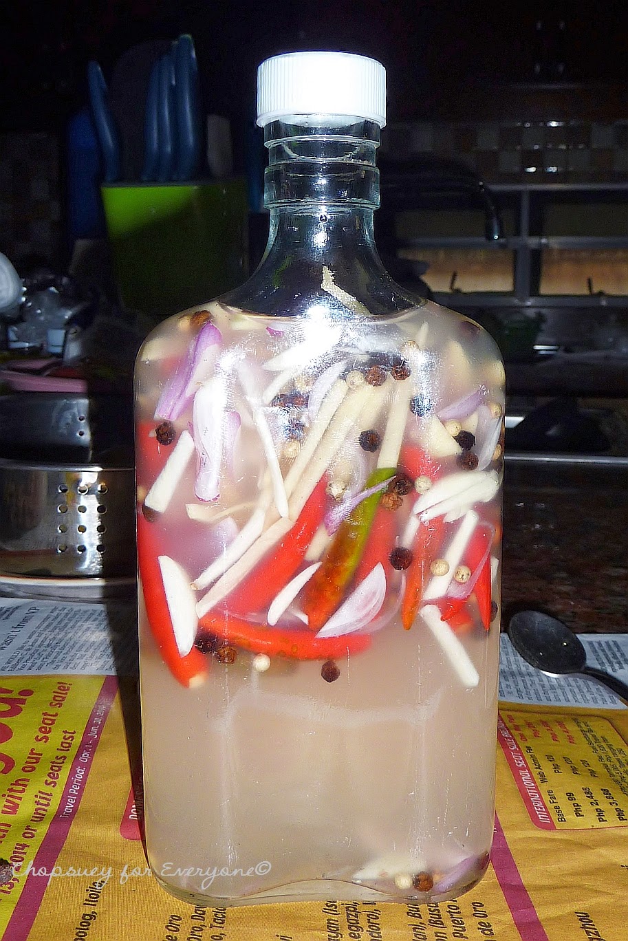 Chopsuey for Everyone: Homemade Sinamak