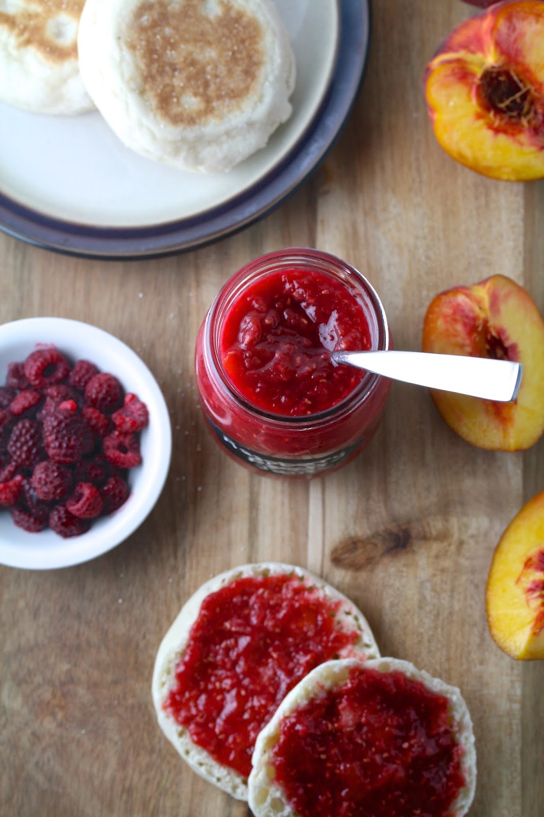 Oregon Transplant: Raspberry Peach Jam