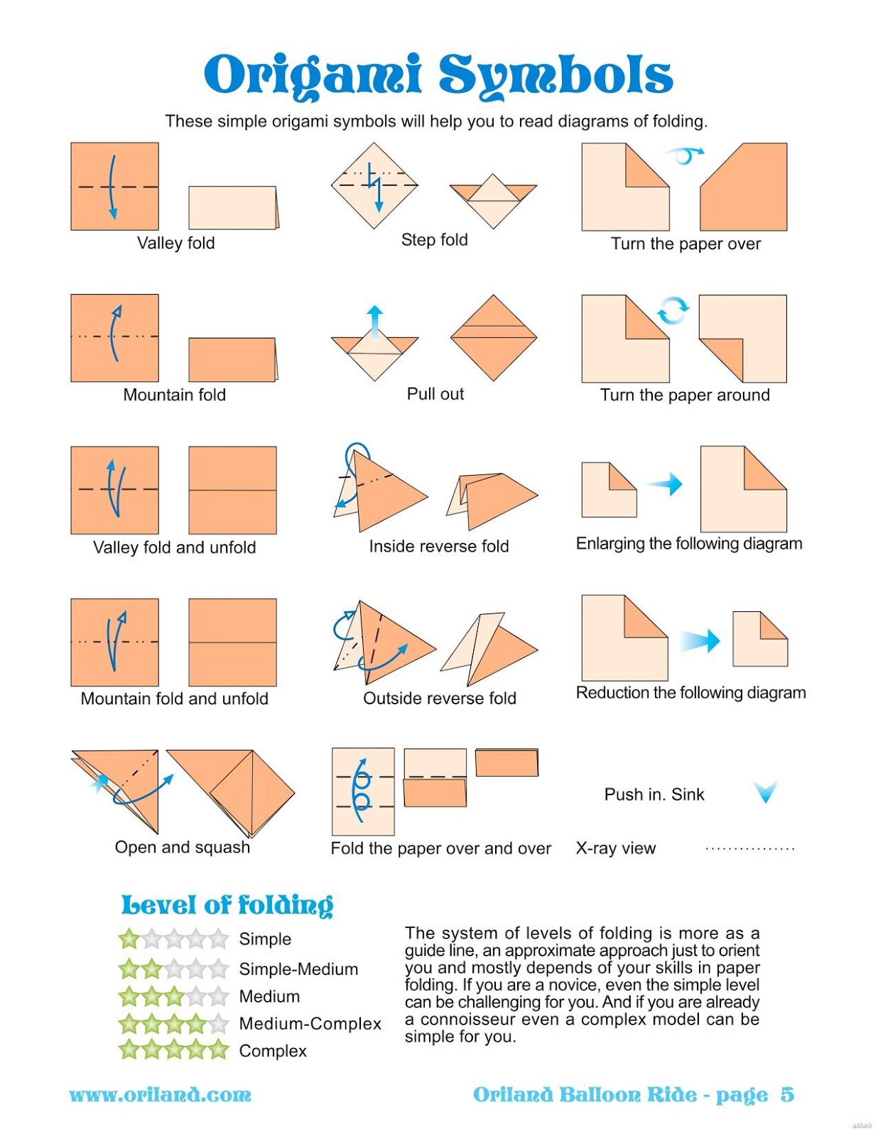 Oriland Balloon Ride - Ruby Book Origami