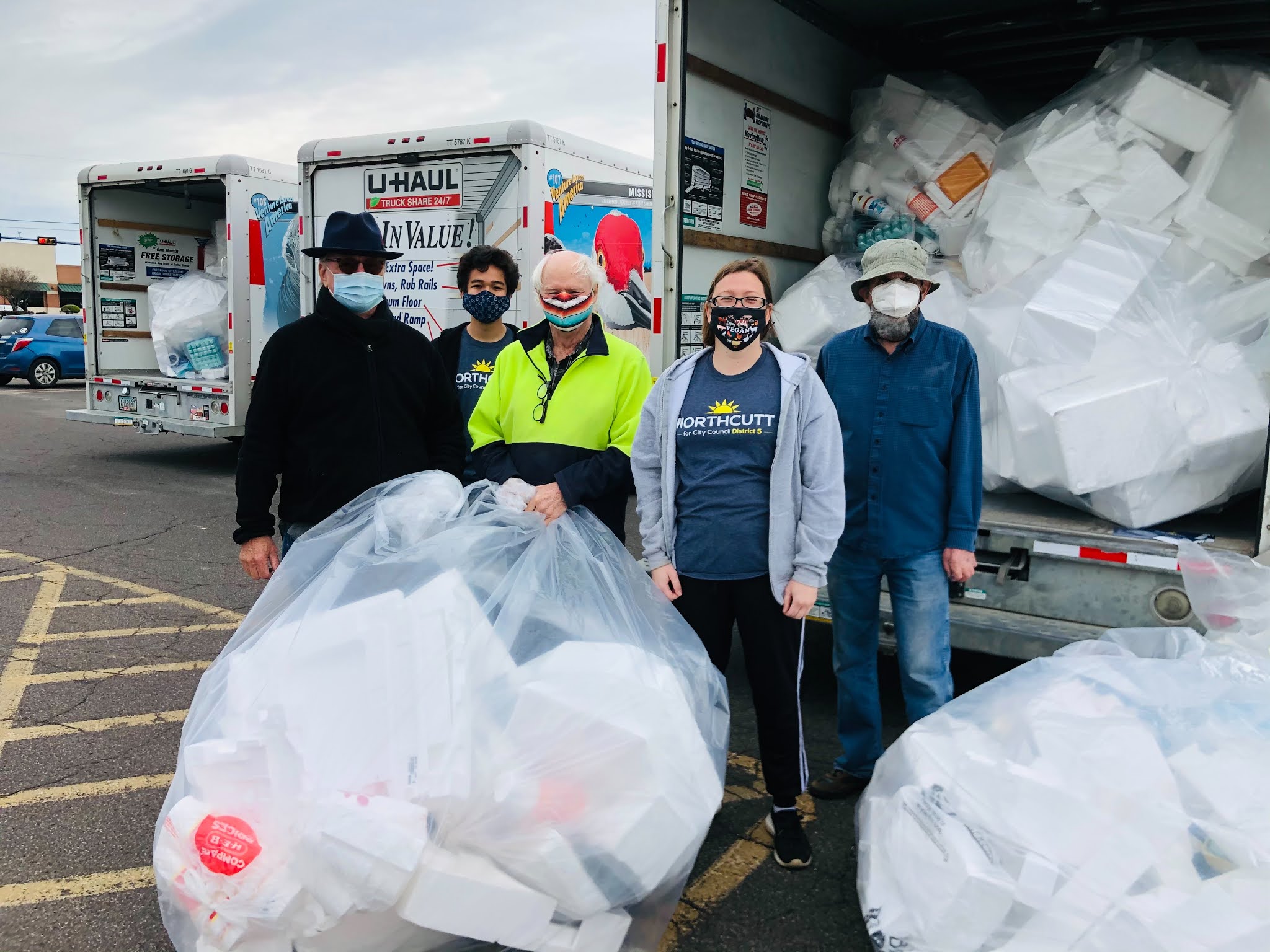 Successful Styrofoam Collection