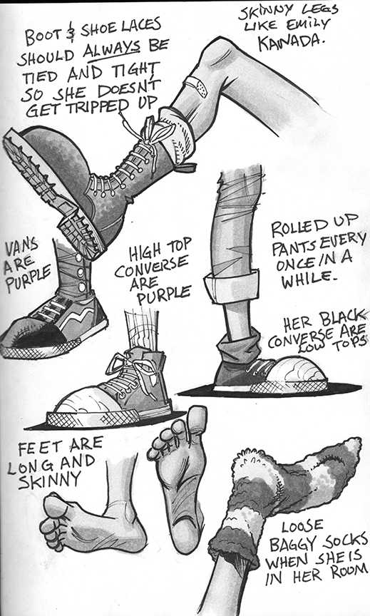 Pat Barr Comic Art: Feets!