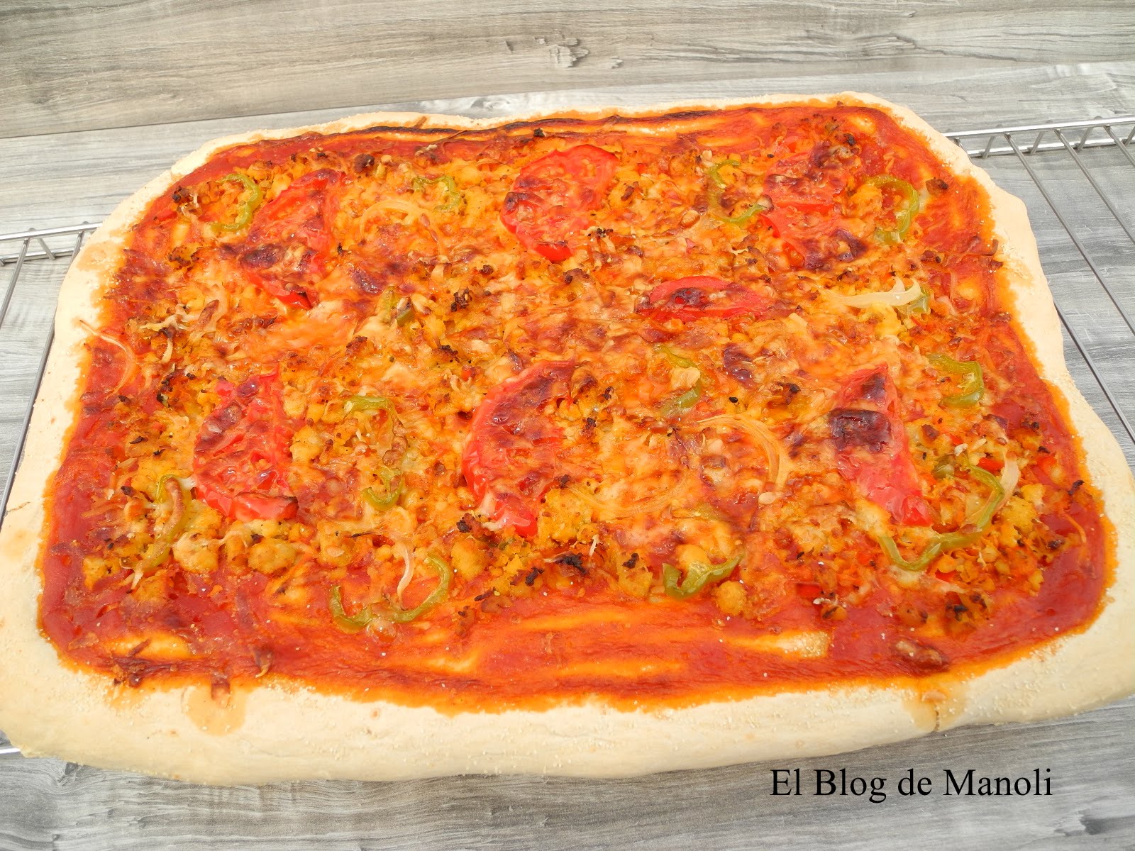 El blog de Manoli: Pizza Mexicana