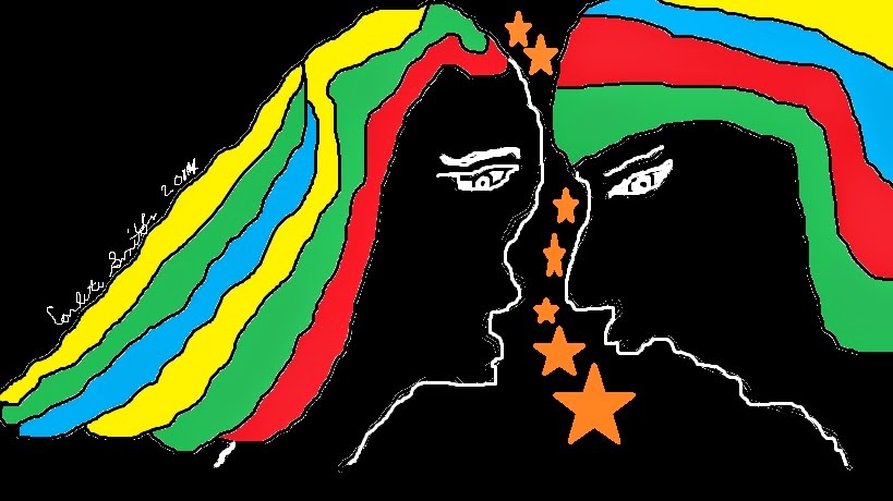 Carleta Smith Paintings: "When Two Minds Collide" painting by Carleta Smith