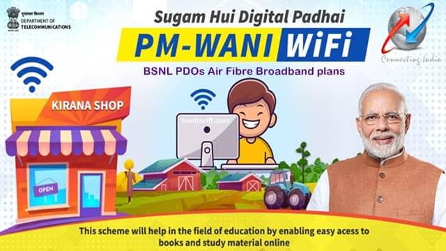 Special Broadband BSNL Airfibre plans for PDOs at 100Mbps speed ...