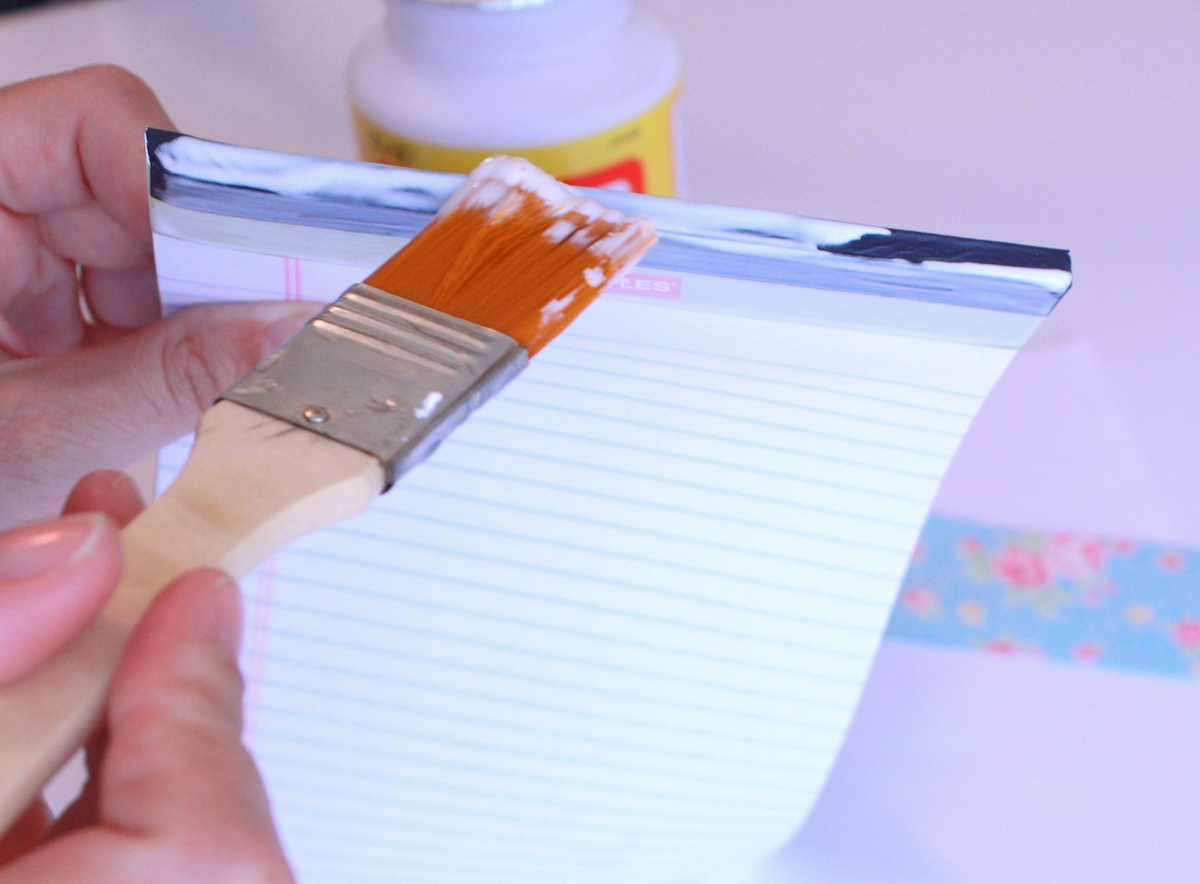 DIY Scrappy Fabric Notepad Tutorial - Sahnda Marie