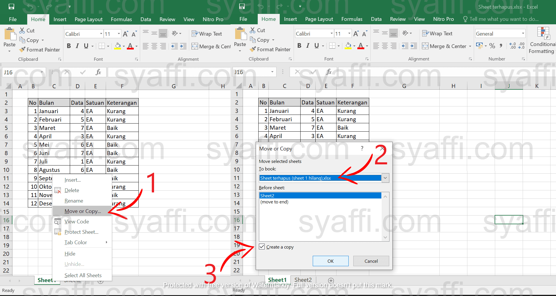 Mengembalikan Sheet EXCEL yang Terhapus Mengembalikan Sheet EXCEL yang Terhapus