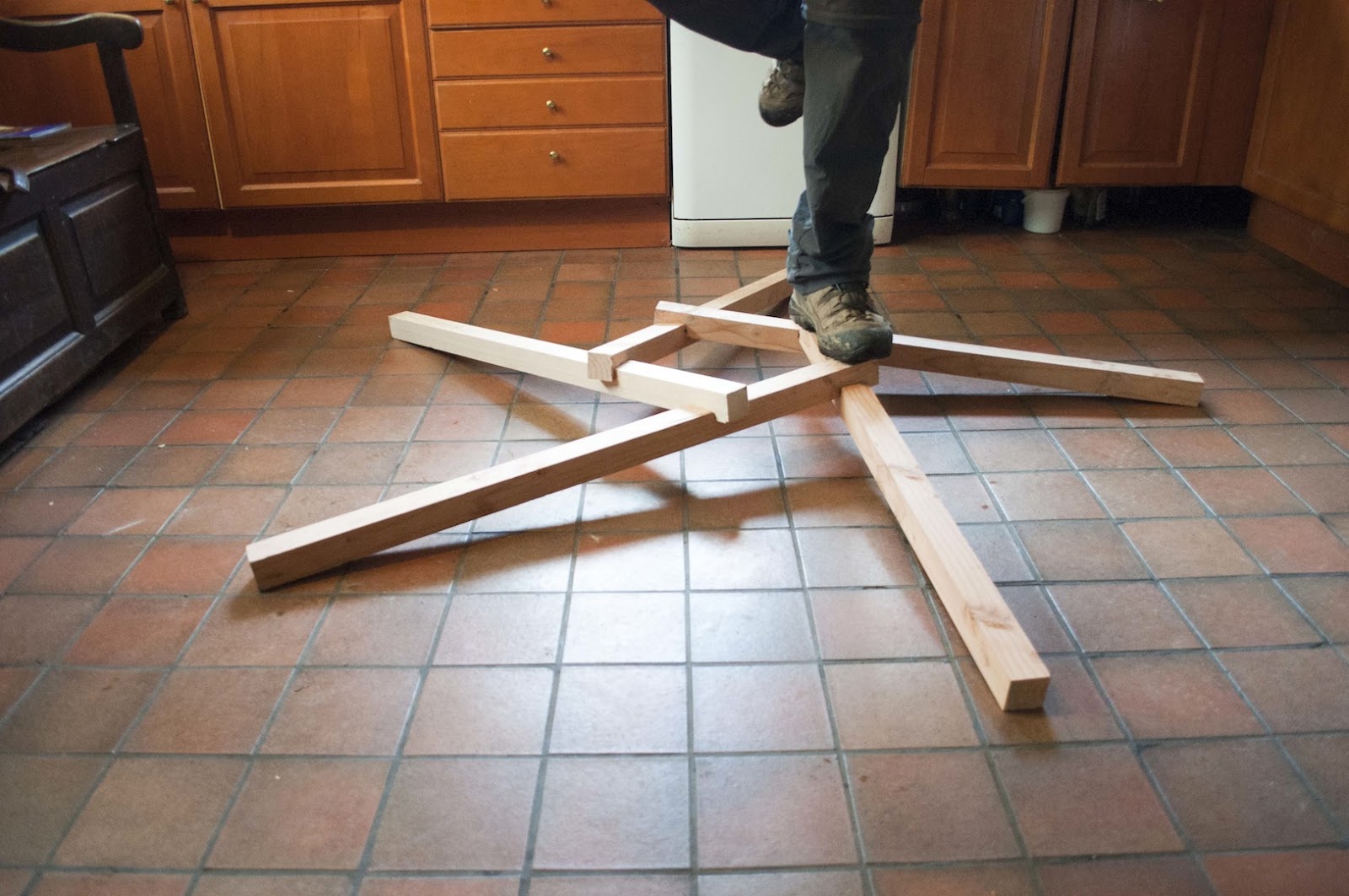 Reciprocal Frame Roof Model