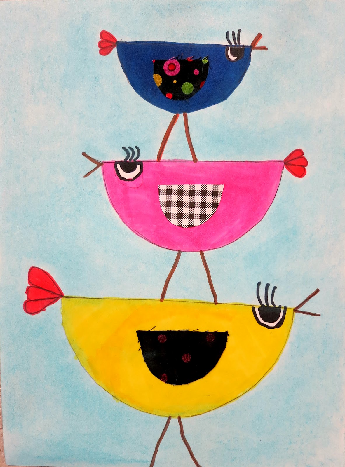Vanilla Paper: Stacked Birds
