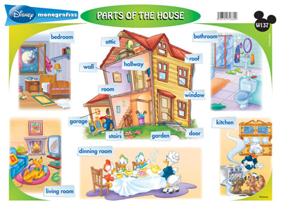 Joyful English For Kids: Let's learn parts of the house...