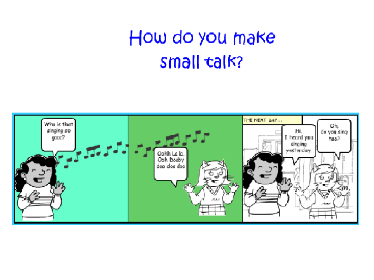 The Creative Counselor: A Friendship Lesson on Making Small Talk