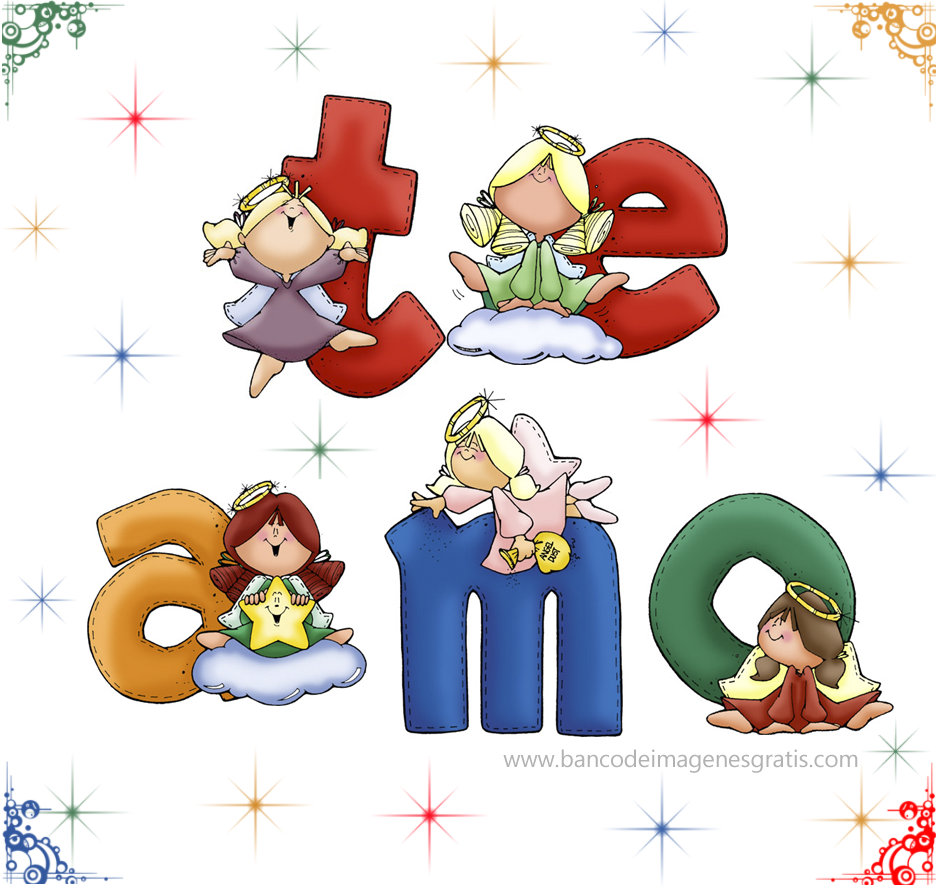 Banco de Imágenes: Imagen de Amor con mensaje "Te Amo" para el día de ...