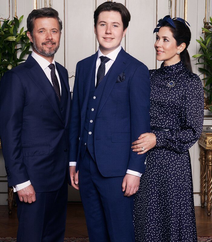 Official photos of Prince Christian's confirmation were released