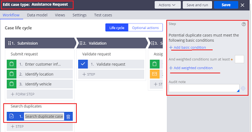 Pega duplicate case search (Case management) | Pega Help | Case Management | Integration | Data ...