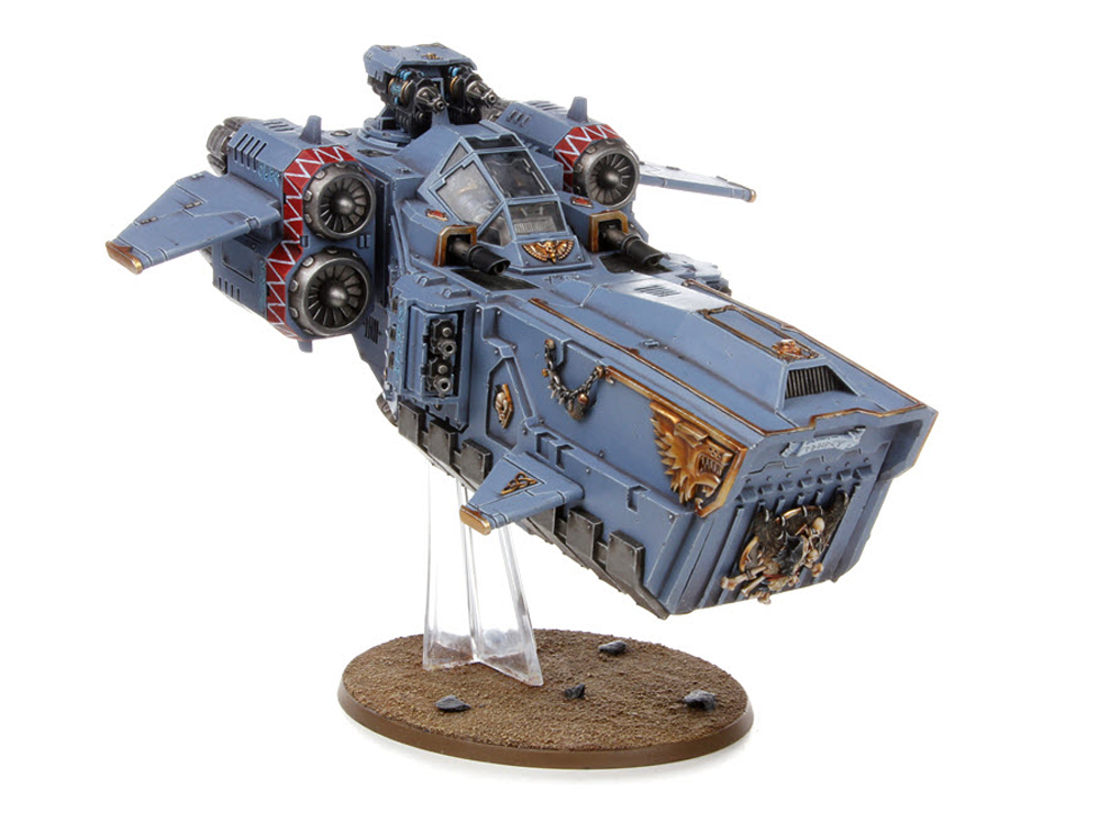 Space Longboats in Space - The Stormfang Gunship & Stormwolf Have ...
