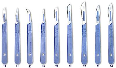 French Vocabulary Illustrated: bistouri