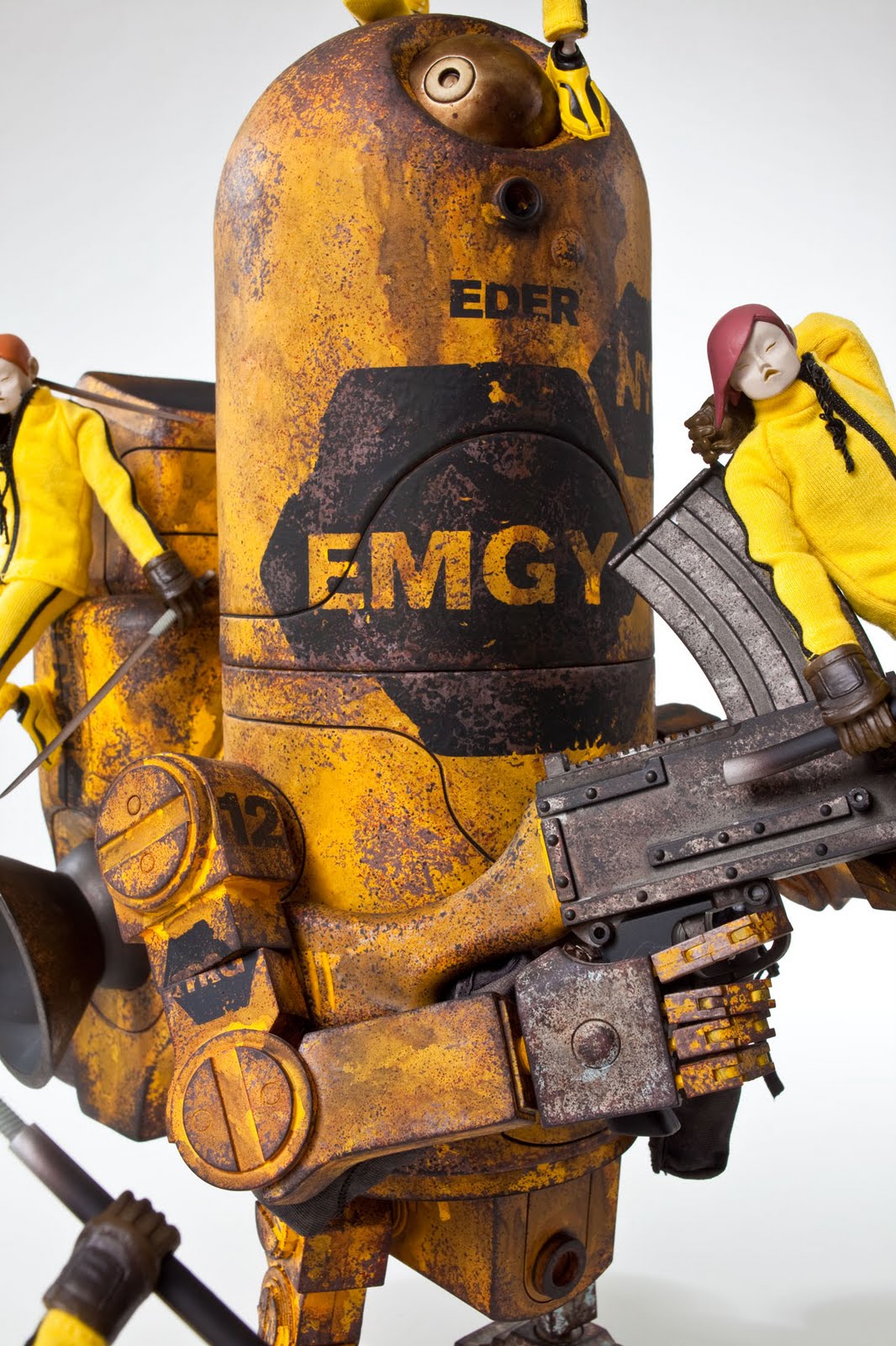 silent-mob: Yellow Hornet and EMGY Armtrong 1G 3A