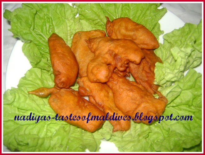 Nadiya's Tastes Of Maldives: Fujehi Mas (battered fish)