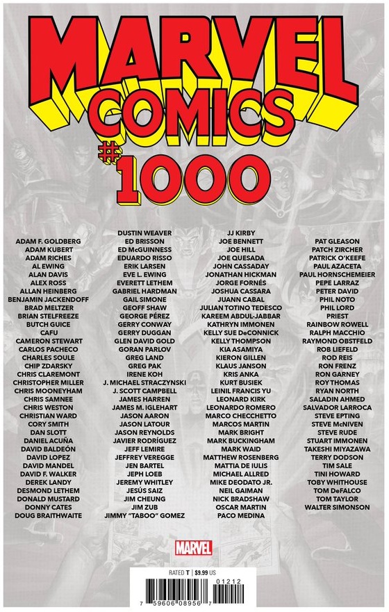 Marvel Comics 1000 chega hoje aos EUA e ganha trailer de lançamento ...