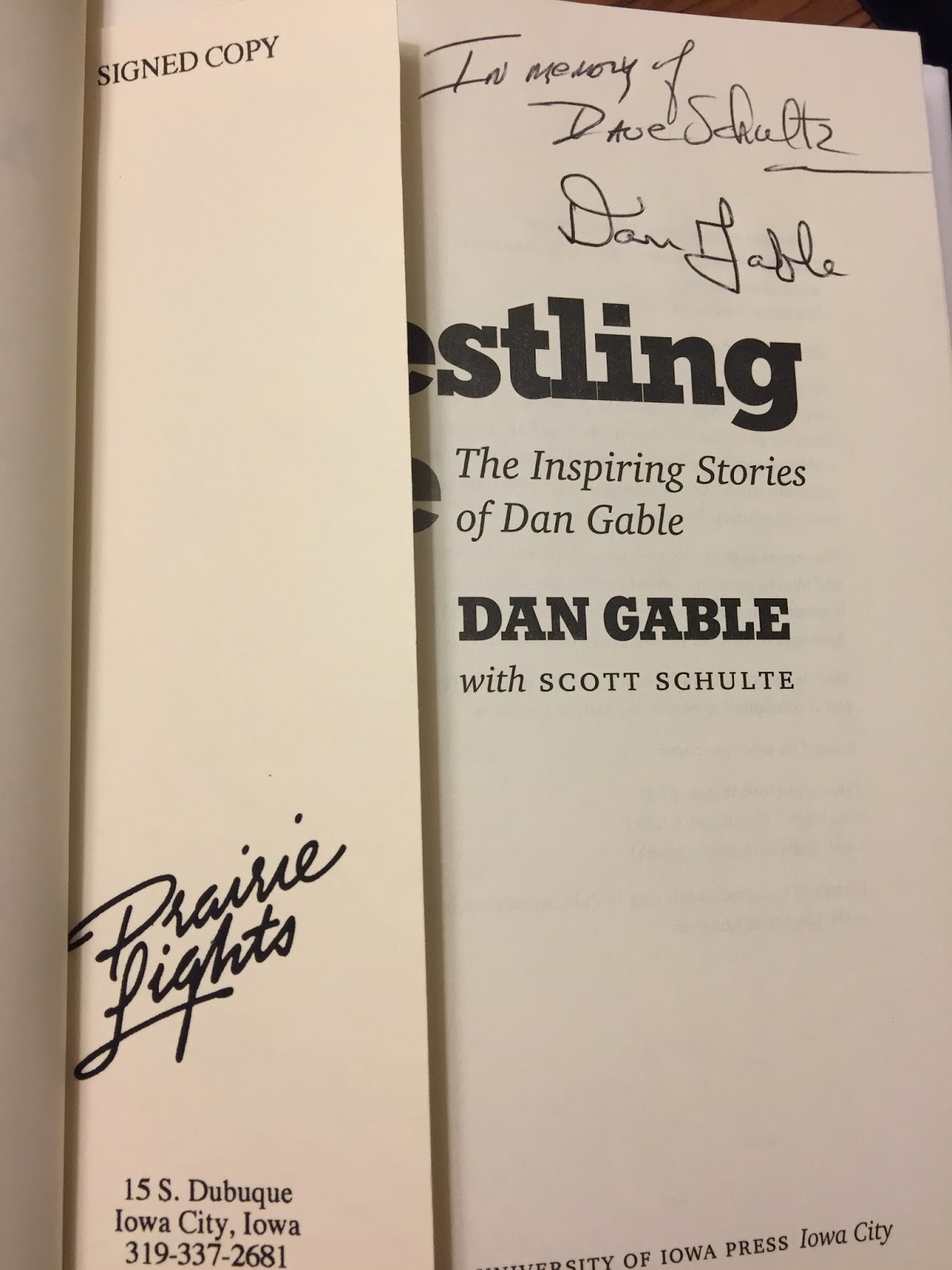 Quiet Highway: Saga of a Gentleman: Book Review: Dan Gable's A ...