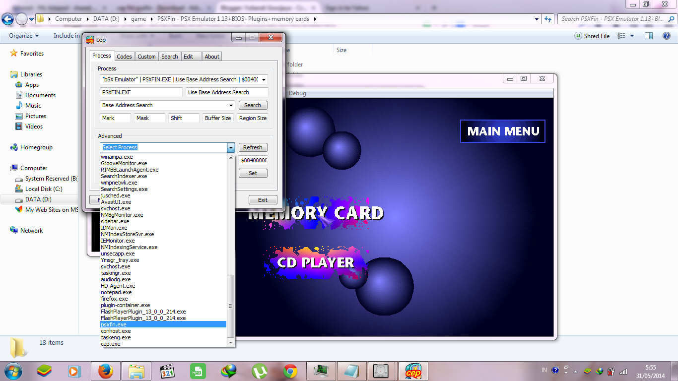 Yuliandi Gowijaya: Gameshark Application for PSXFin, CEP