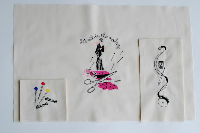 Trash To Couture: DIY Embroidered Sewing Machine Cover