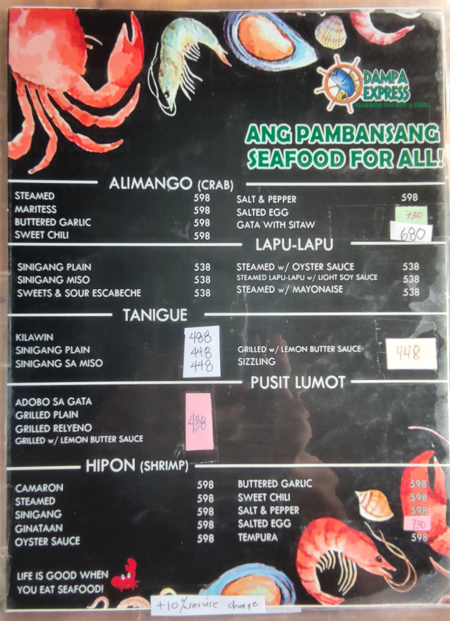Eats a Travel Date: DAMPA EXPRESS Seafood Paluto & Grill Ang Pambansang ...